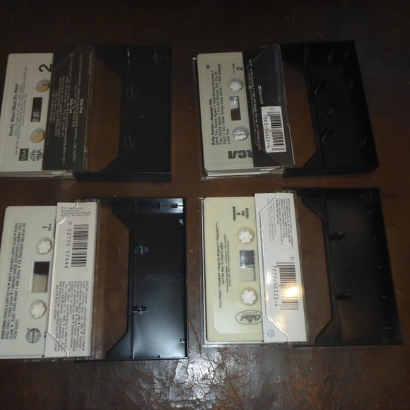 Vintage | Media | 4 Vintage Cassette Tapes Shelly West Dolly Parton ...